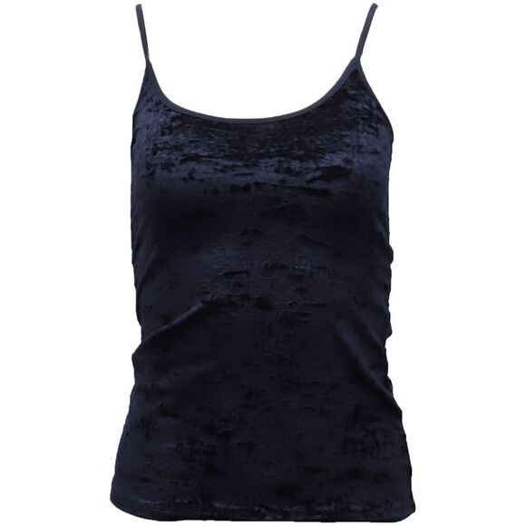 Vince | Tops | Vince Velvet Camisole In Navy Blue Polyamide | Poshmark